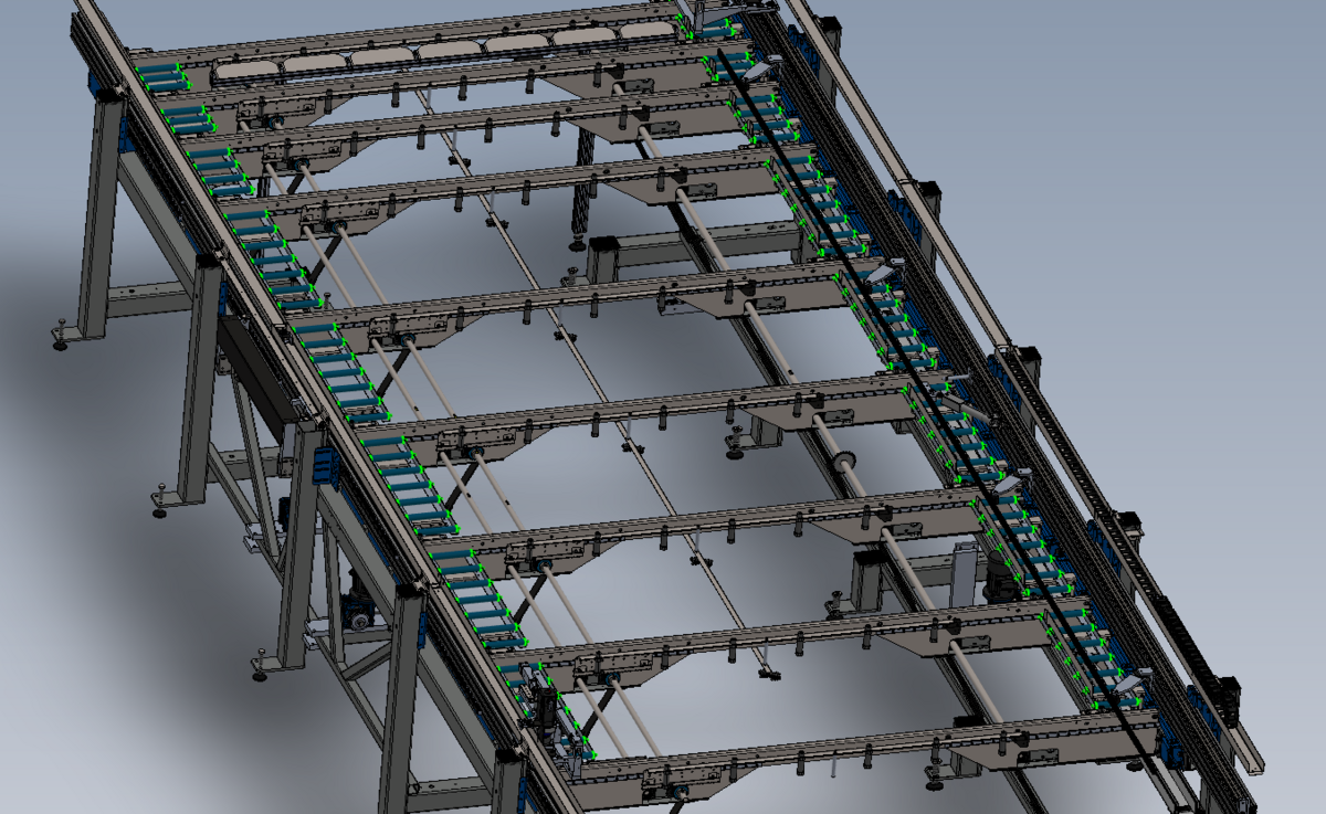 R0015242 Level and Adjust Roller beds module C and E — Stuga