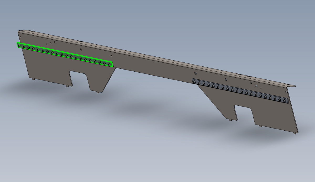 R0015093 Bench Assemble Transfer Beam — Stuga