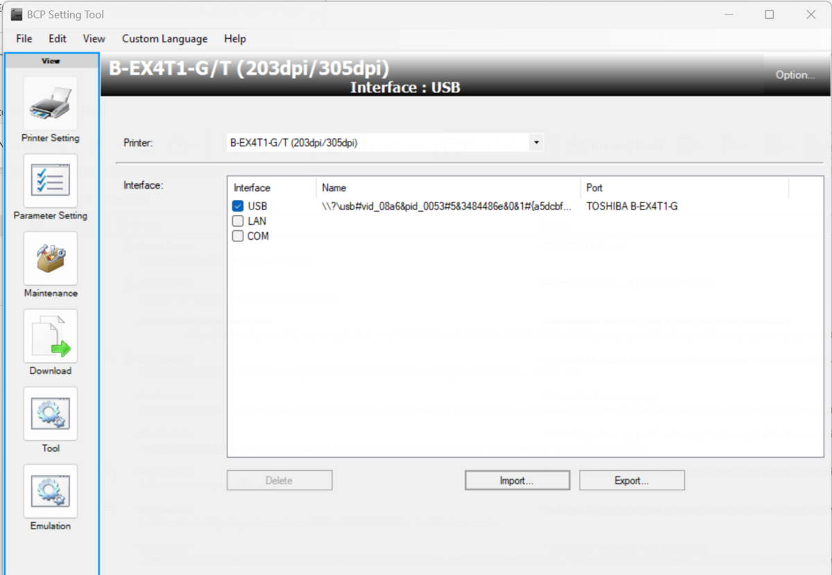 Toshiba - B-EX4T1 Printer Setup — Stuga