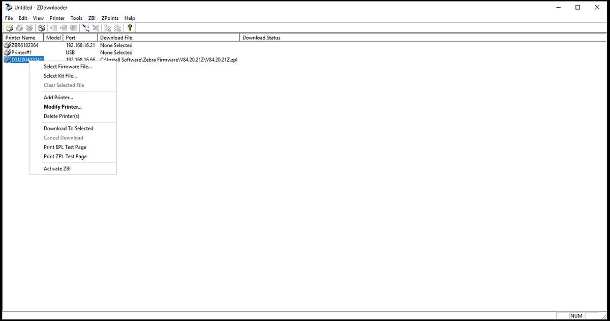 Updating Zebra Firmware on ZD620 model — Stuga